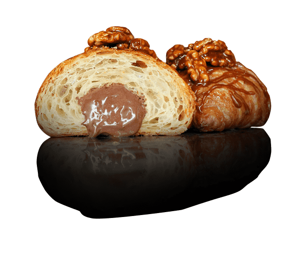 Walnut Chocolate Salted Caramel Croissant – Textures Cafe